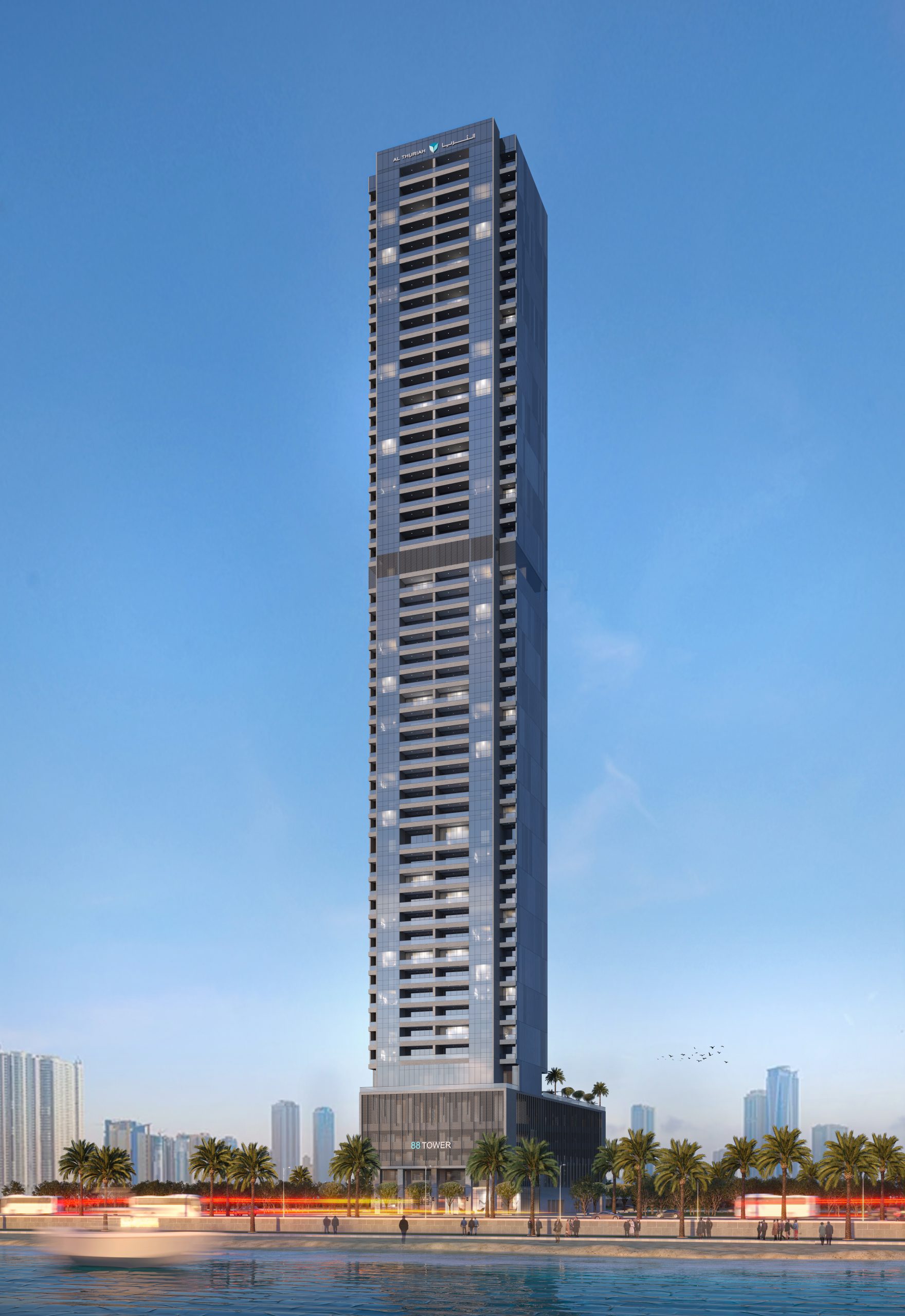 88 Tower - Althuriah - Waterfront Real Estate in the UAE